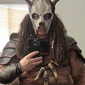 Fantasy Alchemist Mask, Old Man Mask - Etsy