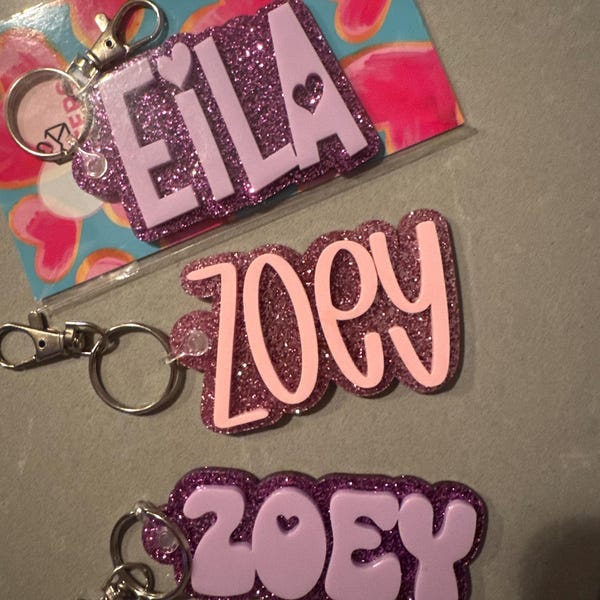 NFC Tag Emergency Contact for Kids and Adults Backpack Tag Acrylic ...