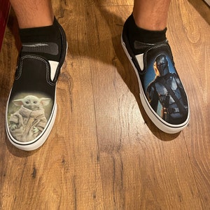 Custom Point Break Inspired Black Slip on Vans keanu Reeves / - Etsy