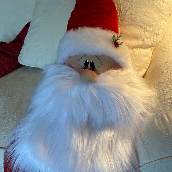Victorian Santa Head Red - Etsy