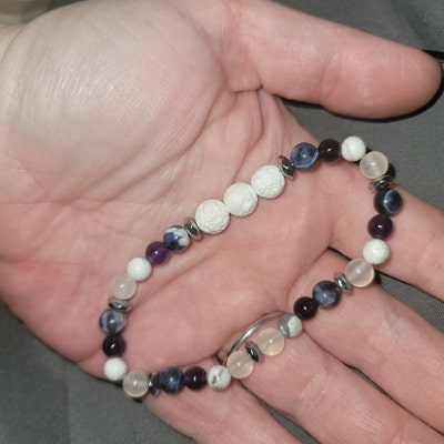 Customizable Hand Beaded Crystal Bracelets - Etsy