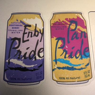 LGBTQ Pride La Croix Stickers Transgender Lesbian Bisexual Asexual ...