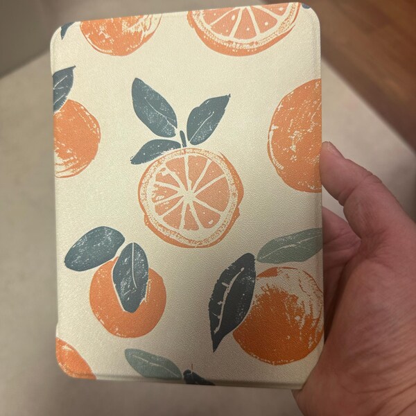 Orange Kindle Case Personalized Kindle Paperwhite 7" Cover, All New ...