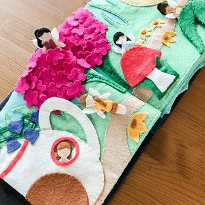 Mini Quiet Book Pattern and Templates Princess Castle Felt Craft for ...