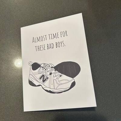Funny New Balance Card for Birthdays, Father's Day, New Dad ...
