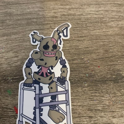 FNAF Security Breach Springtrap Peepaw Sticker - Etsy