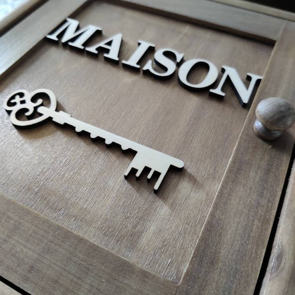 Wooden Key Box, Box Storage Cabinet, Key Organizer, Key Holder, Key Box ...