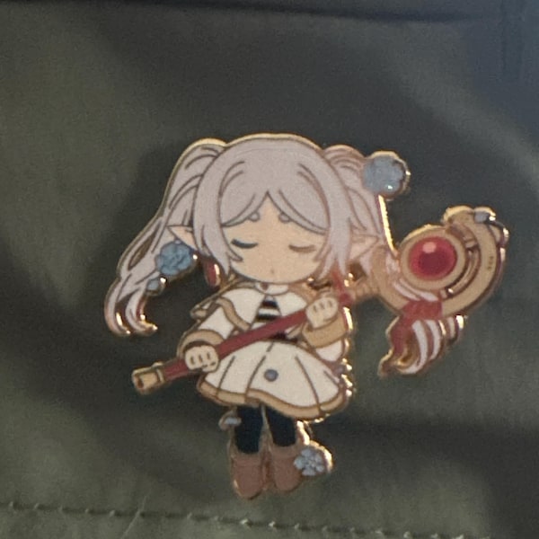 BACKORDER - Frieren the Mage Hard Enamel Pin - Etsy