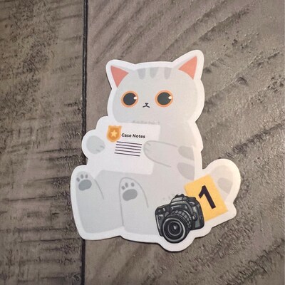 Crime Scene Kitties, Forensics Cat Stickers, Crime Scene Technician ...