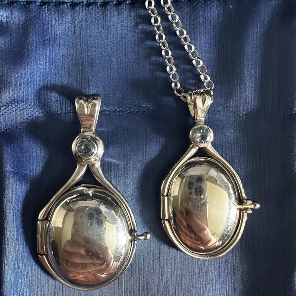 Lot of Hand 3 Made SOLID 925 Sterling Silver H2O Just Add Water Pendant ...