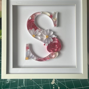 Quilling Framed Flower Art Paper Flower Bouquet Quilling Art Framed ...