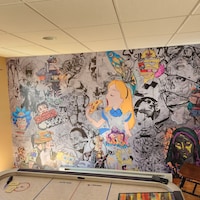 Comics Cartoon Wallpaper & Mural Anime Manga Collage Movie - Etsy