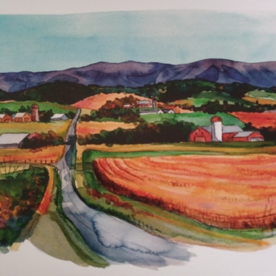 Printable Hand-drawn PSALM 23 Scripture Memory Bible Verse Cards color ...