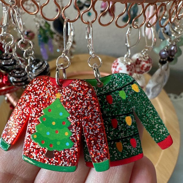 Kawaii Labubu Rabbit Monster Dangle Earrings, Cute Animal Jewelry for ...