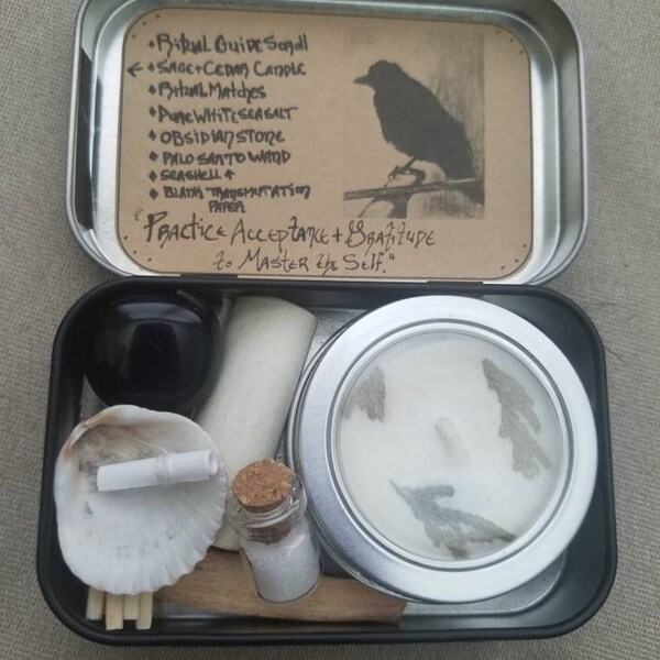 Full Moon Mini Ritual Kit Transmutation Travel Togo Portable Witch Kit ...