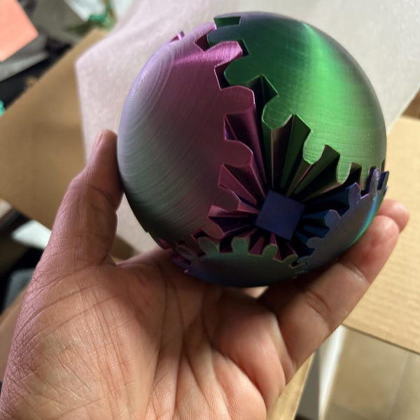 Icosahedron 3D Printed Model 20 Sided Polyhedron 4 Inch - Etsy