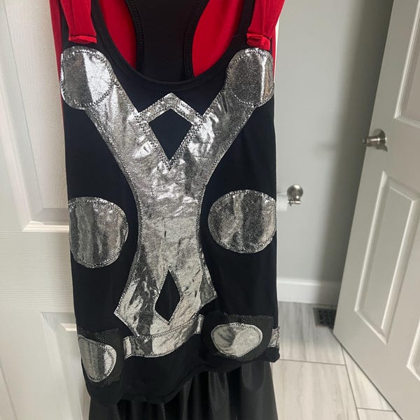 Deadpool Superhero Inspired Running Outfit Costume Performance Skirt ...
