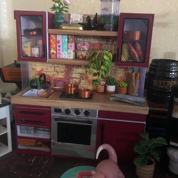 3D Printed Miniverse Kitchen Stove Top for MGA Make It Mini Kitchen - Etsy