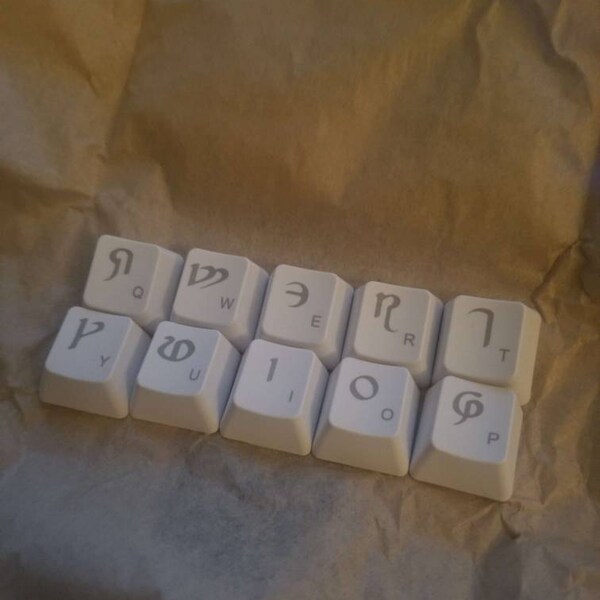 FFXIV Keycap Set, Eorzean Alphabet - Etsy