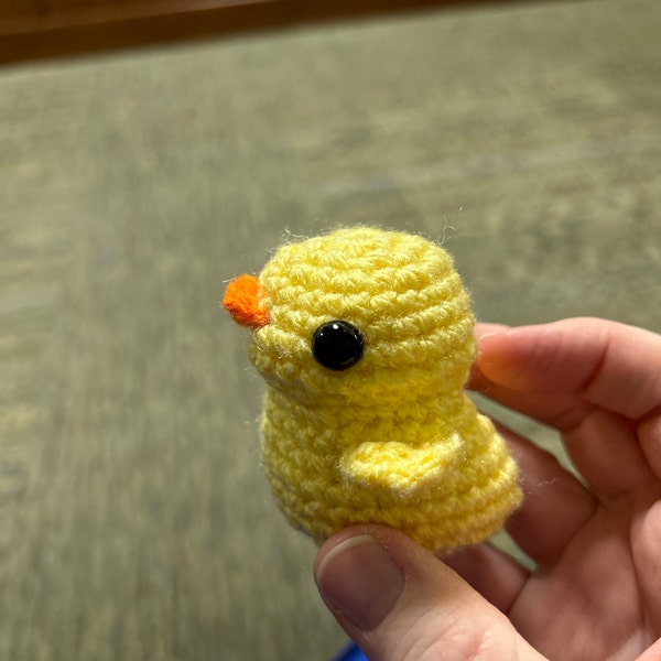 Pocket Duckling Crochet Pattern Good Luck Duck Amigurumi Tutorial ...