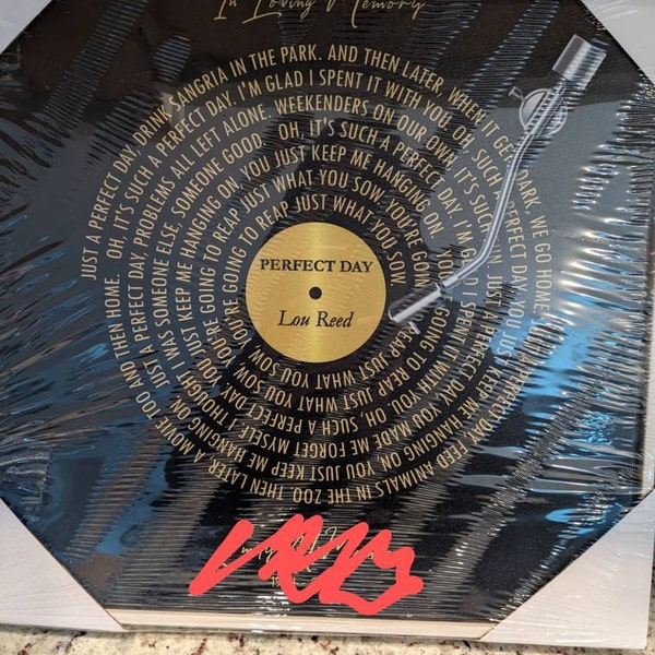 In Memory Poem Canvas Print - Custom Tribute Wall Art - Bereavement ...