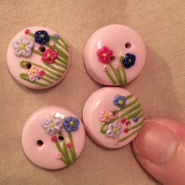 Red Cardinal- (handmade Buttons Set of 3) - Etsy