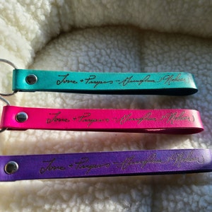 Actual Handwriting Gift, Custom Handwriting Keychain Laser Engraved on ...