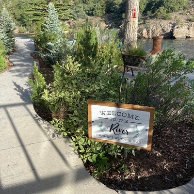 Personalized Welcome to the River Metal Sign 8 X 12 Welcome Sign ...