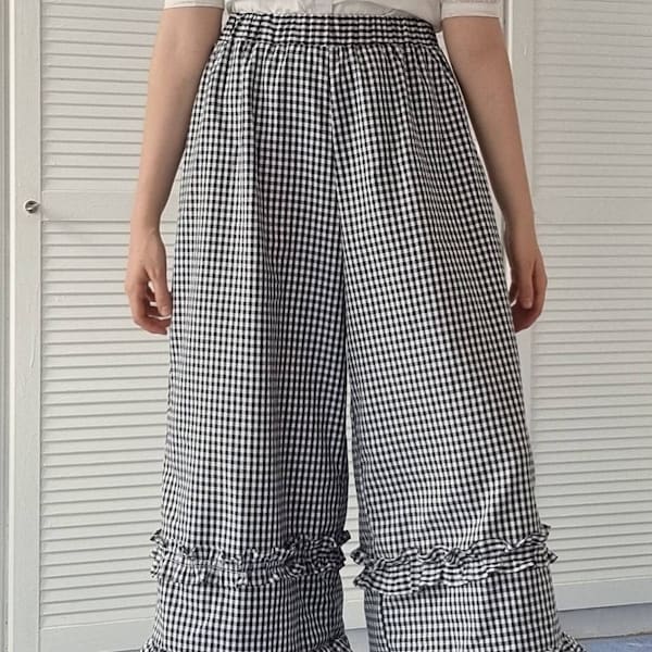 Culottes Sewing Pattern | Oversize Pants | Wide Leg Trousers ...