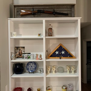 Rustic Dual Gun Rack W/ Ammo Storage Reclaimed Wood Gun Rack - Etsy