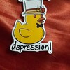 Small Lucifer Duckie Handmade Sticker 2 Variations 1.5x2.27 & 1.8x2.8 ...