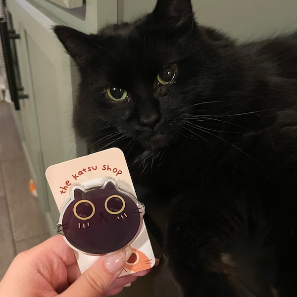 Cute Cat Phone Grip | Cat Phone Griptok | Griptok Phone Accessory ...