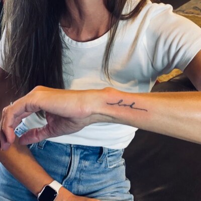 Custom Geometric Tattoo Angel Wings Fine Line Drawing Beautiful Minimal ...