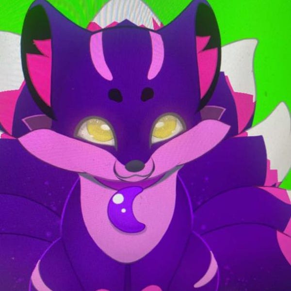 Kitsune Magical Fox Vtuber Pet - Customizable Vtuber - Live2d Avatar - Etsy