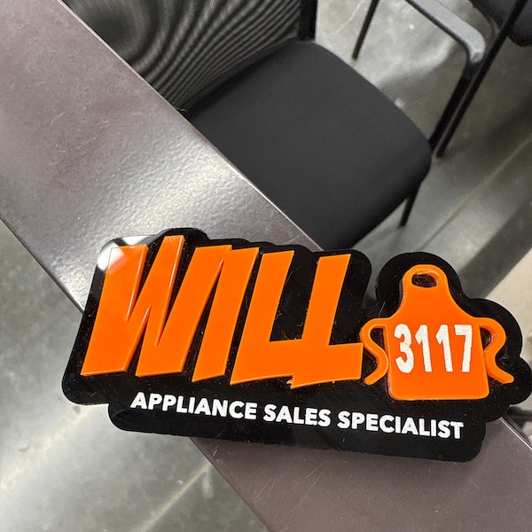 BULK 10 Magnetic Name Tags - Etsy