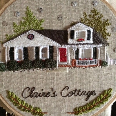 Hand-stitched House: a Guide to Designing and Embroidering a Portrait ...