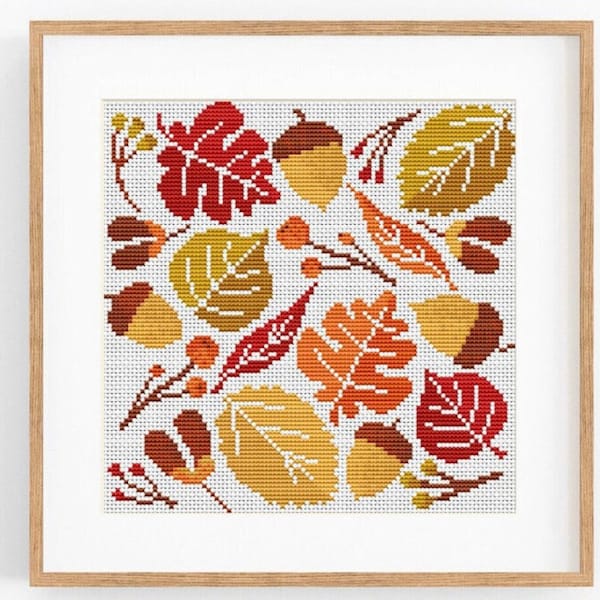 Fall Cross Stitch Pattern, Halloween, Fall Cross Stitch PDF ...