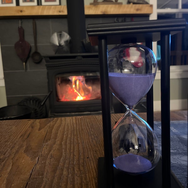 Custom Engraving Vintage Refillable Sand Hourglass Timer/ Sand ...