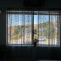 Pink and White Floral Printed Cotton Curtain, Ruffle Princess Coquette ...