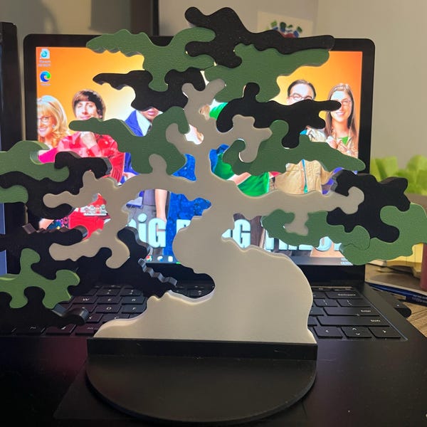 Survivor Tree Puzzle 12”x7 - 16+ Custom Color Options - Etsy