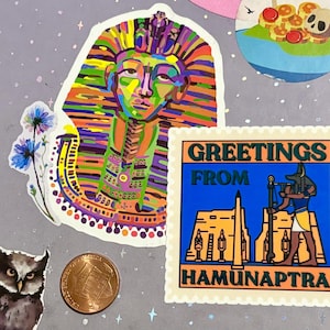 The Mummy Stickers Oconnell Tours 4-pack of the Mummy 1999 Inspired ...