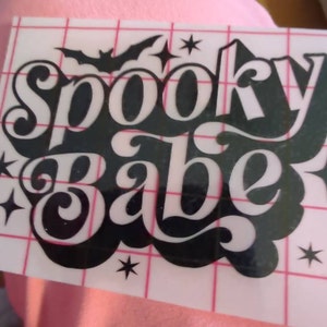 Ghost Decal Ghost Vinyl Spooky Decal Halloween Decal Halloween Vinyl ...