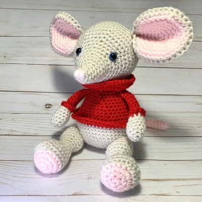 Amigurumi Crochet Pattern Albert the Mouse ENGLISH ONLY - Etsy