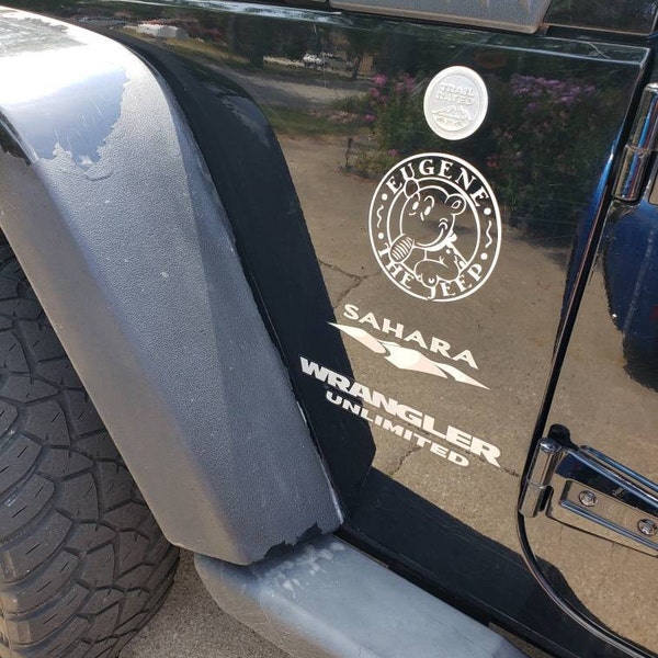 Popeye Eugene the Jeep Decal for Car Bumper Sticker Gift - Etsy