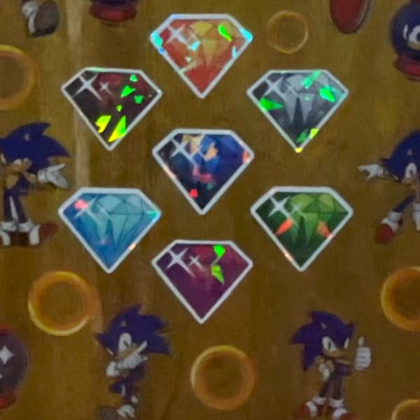 Sonic the Hedgehog - Cute Stickers - Gift Set Girls Boys Birthday ...