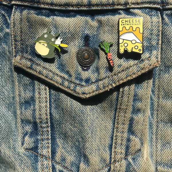 Cheese Enthusiast Enamel Pin - Etsy