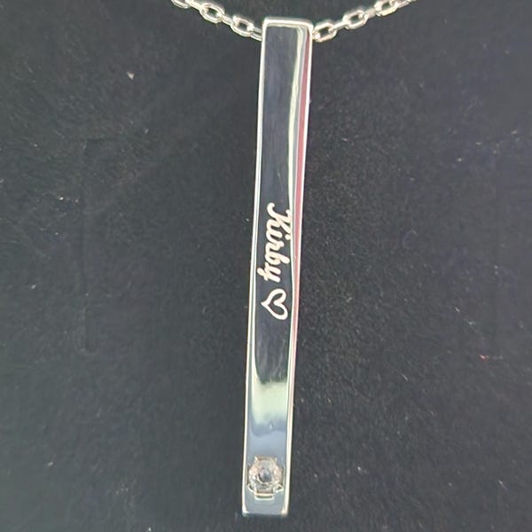 Dainty Heart Outline Necklace With Cross Charm Love and Faith Necklace ...