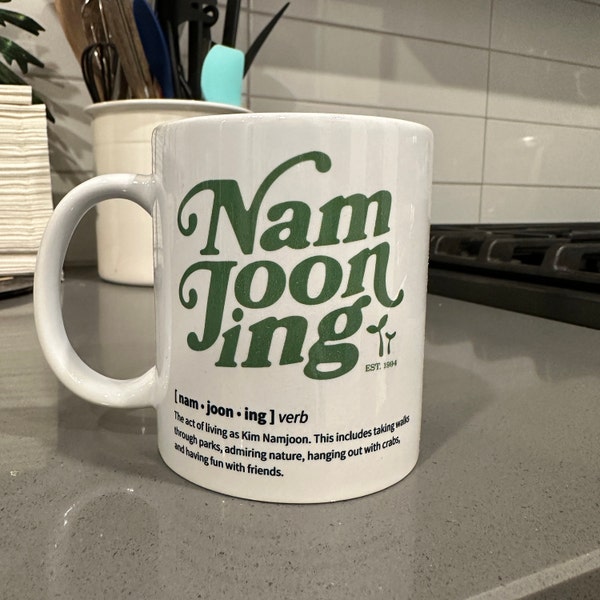 Namjooning Coffee Mug, RM Mug, Gift for BTS Fan, BTS Merch, Namjoon ...