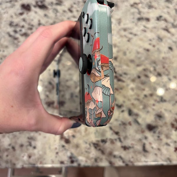 Cappuccino Time Nintendo Switch Skin, Cozy Brown Iced Latte Switch OLED ...