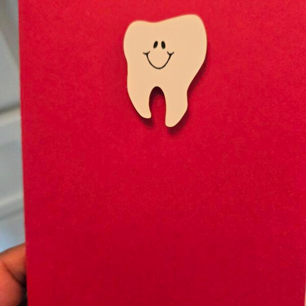 Kraft Brown Tooth Thank You 10 Pack Notecards | Handmade Dentist ...